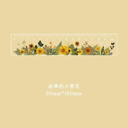 1Pc 15 Cm Daisy Rose Ruler Multifunction Diy Drawi... – Grandado