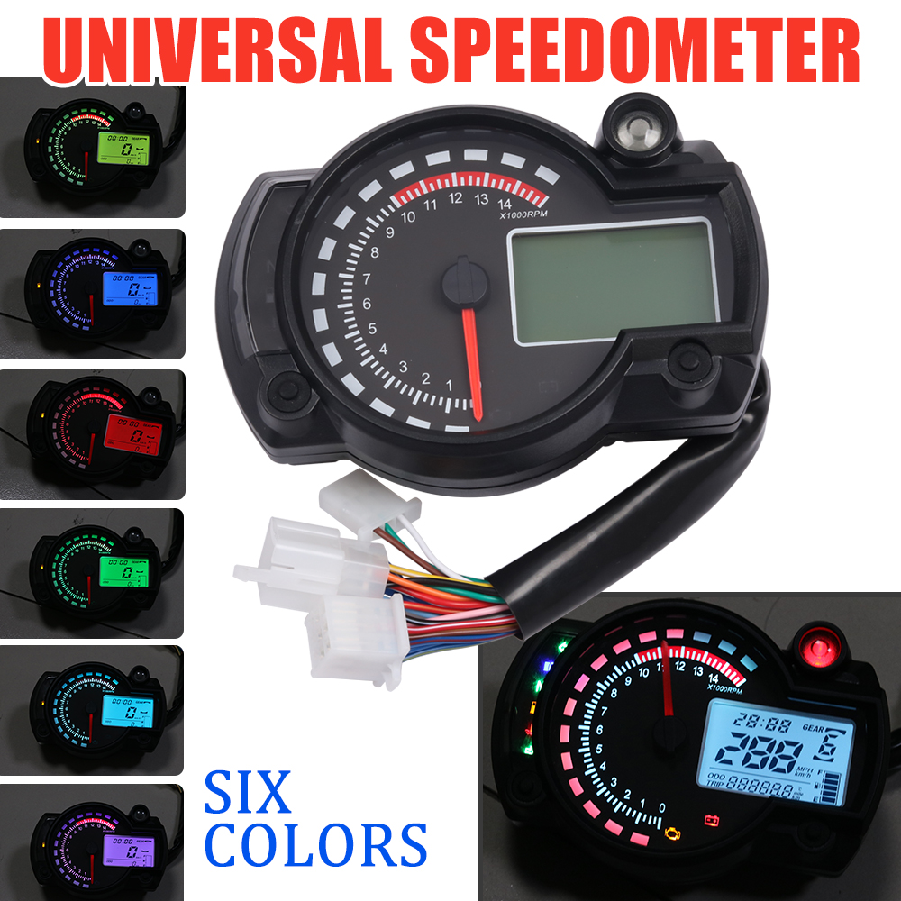 Motorcycle Lcd Digitale Gauge Indicator Snelheidsm... – Grandado