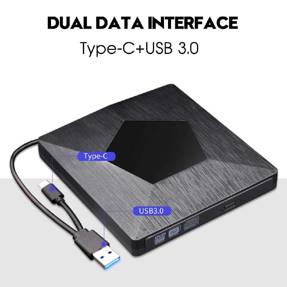 Unidad de DVD externa, Unidad óptica USB/tipo C, r... – Grandado