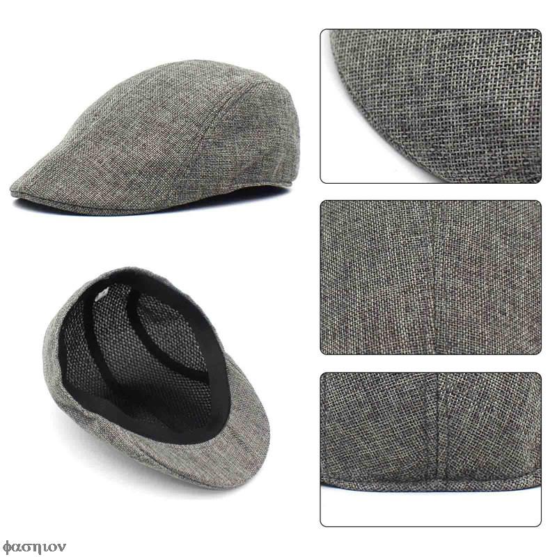 Western Style Classic Irish Flat Ivy Cap Tweed New... – Grandado