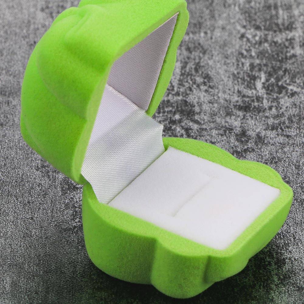 Mini Cartoon Frog Shaped Jewelry Box Container Rin... – Grandado