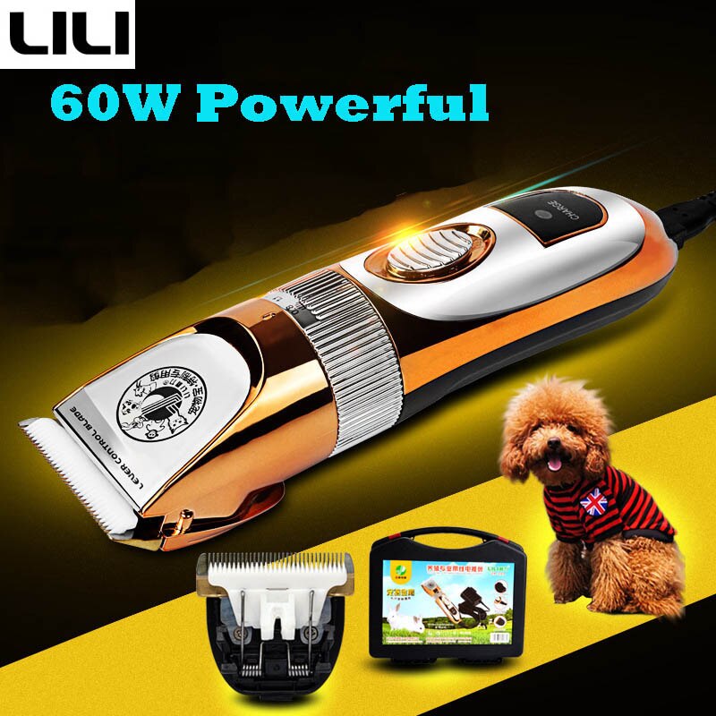 60W Pet Dog Hair Trimmer Animal Grooming Clippers ... – Grandado