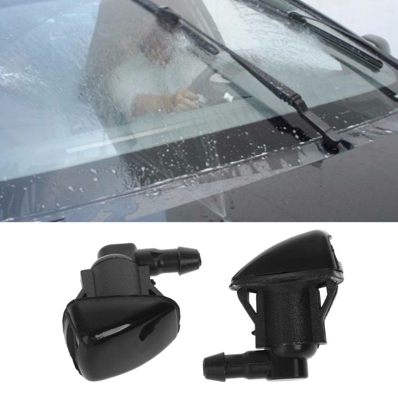 2Pcs Car Front Windshield Washer Wiper Water Spray... – Grandado