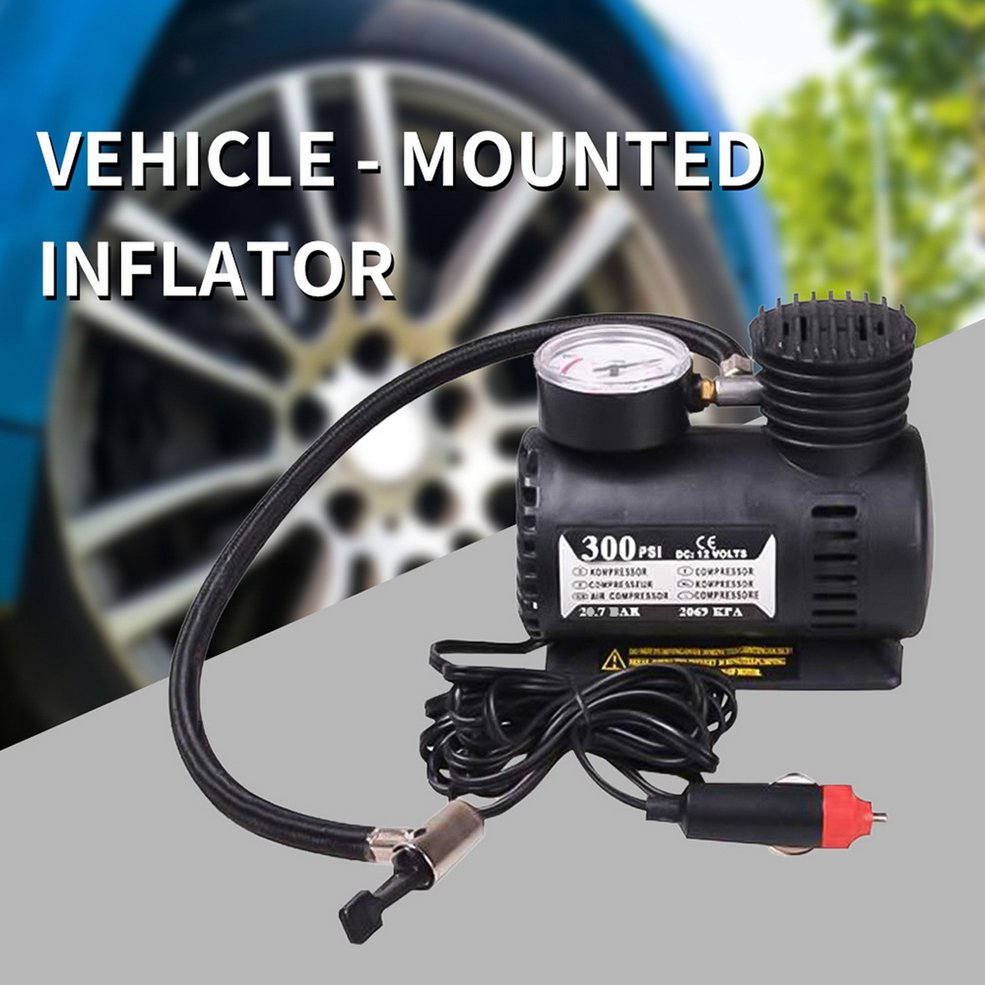 12v Miniature Locomotive Air Pump Vehicle Tire Air... – Vicedeal