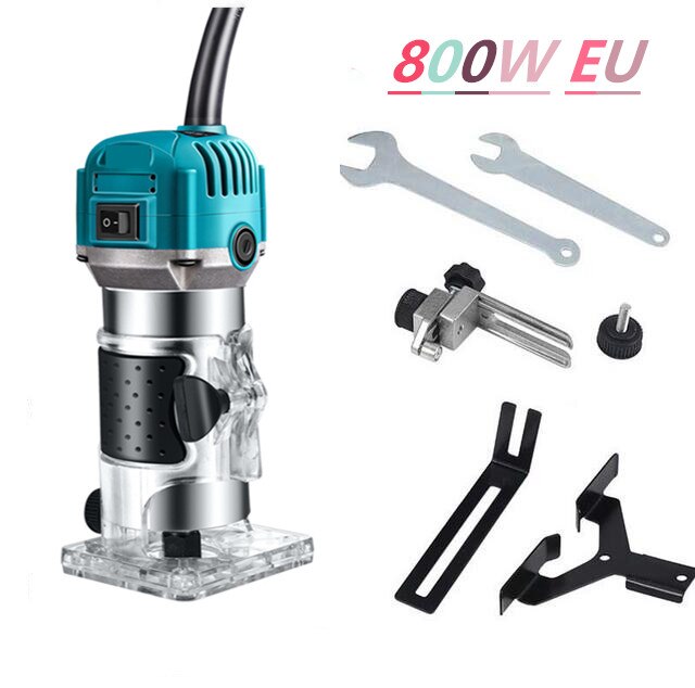 EU UK US Plug 800W Woodworking Electric Trimmer Wo... – Grandado