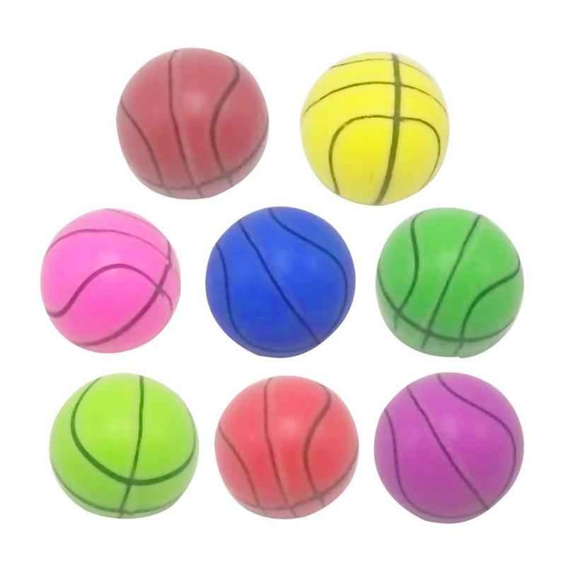 Basketball Shape Bouncing Ball Elastic Rubber Ball... – Grandado