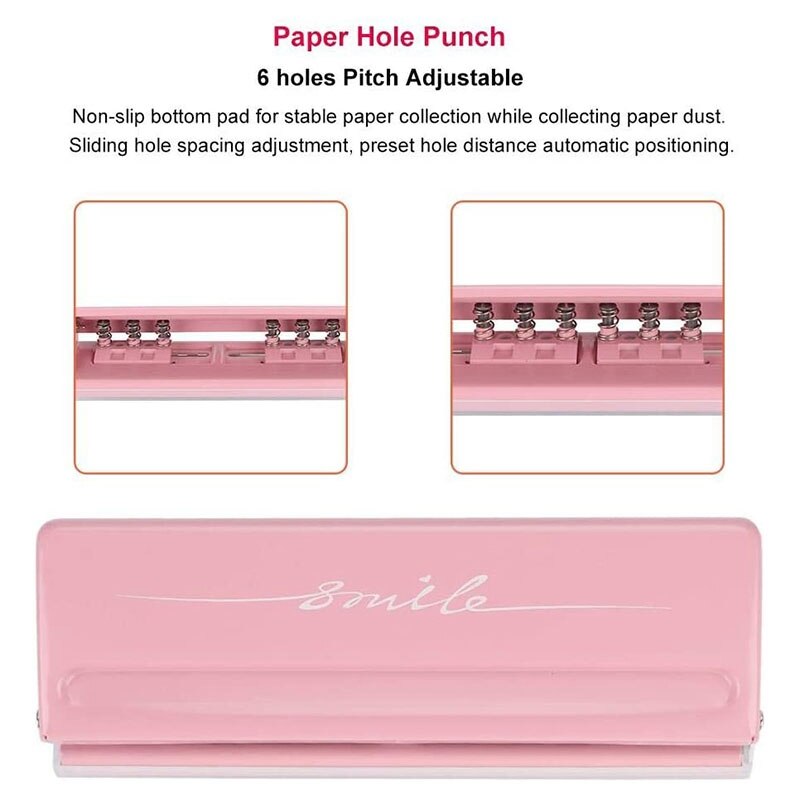 KW-TRIO Punch 6-Hole Binding Multi-Gat Handmatig V... – Grandado