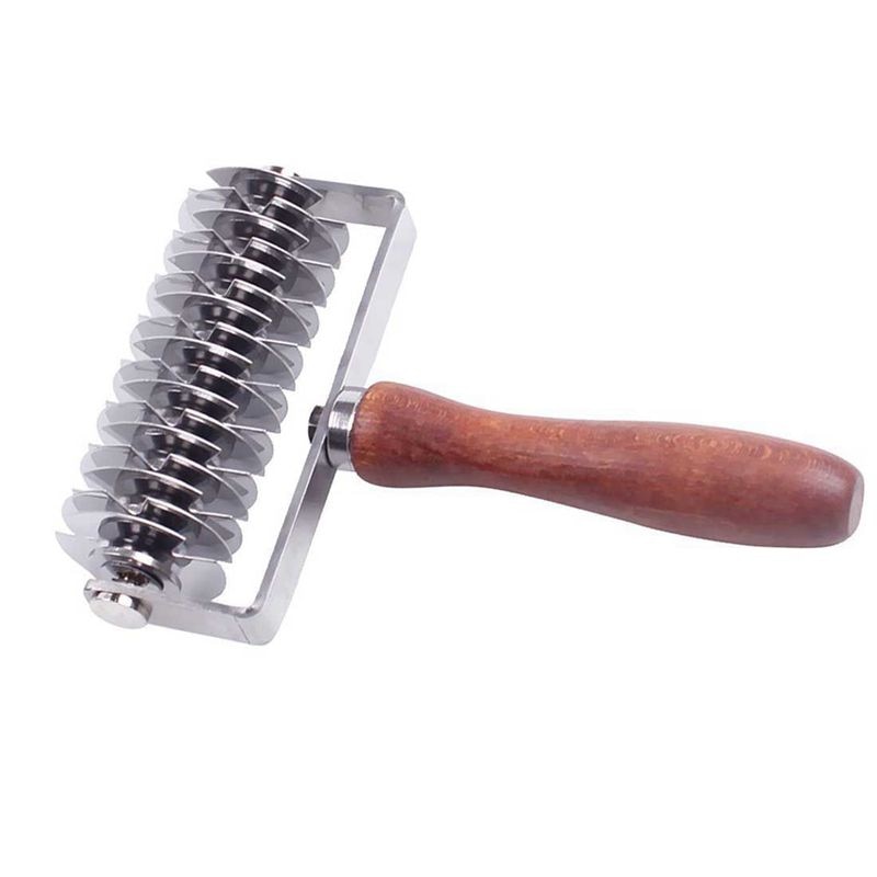 Rvs Rooster Cutter Roller Gebak Brood Pizza Wiel T... – Vicedeal