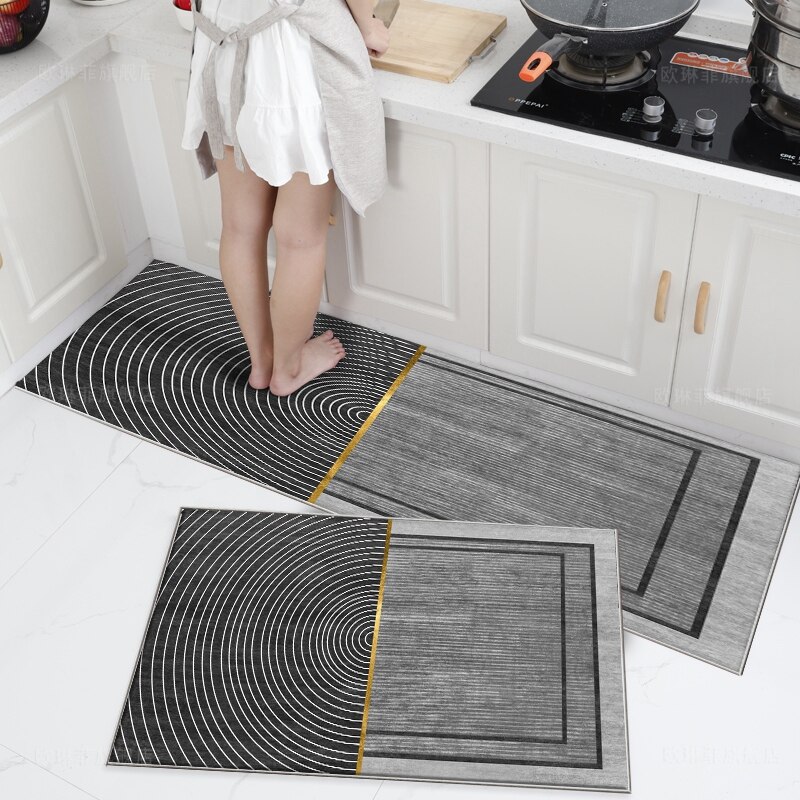 ковер Kitchen Light Luxury Modern Anti-Oil Absorbe... – Vicedeal