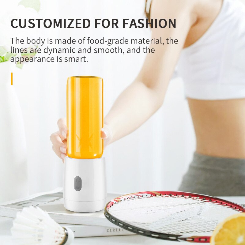 400 ml przenośne mini 6 ostrza mikser sokowirówka ... – Grandado