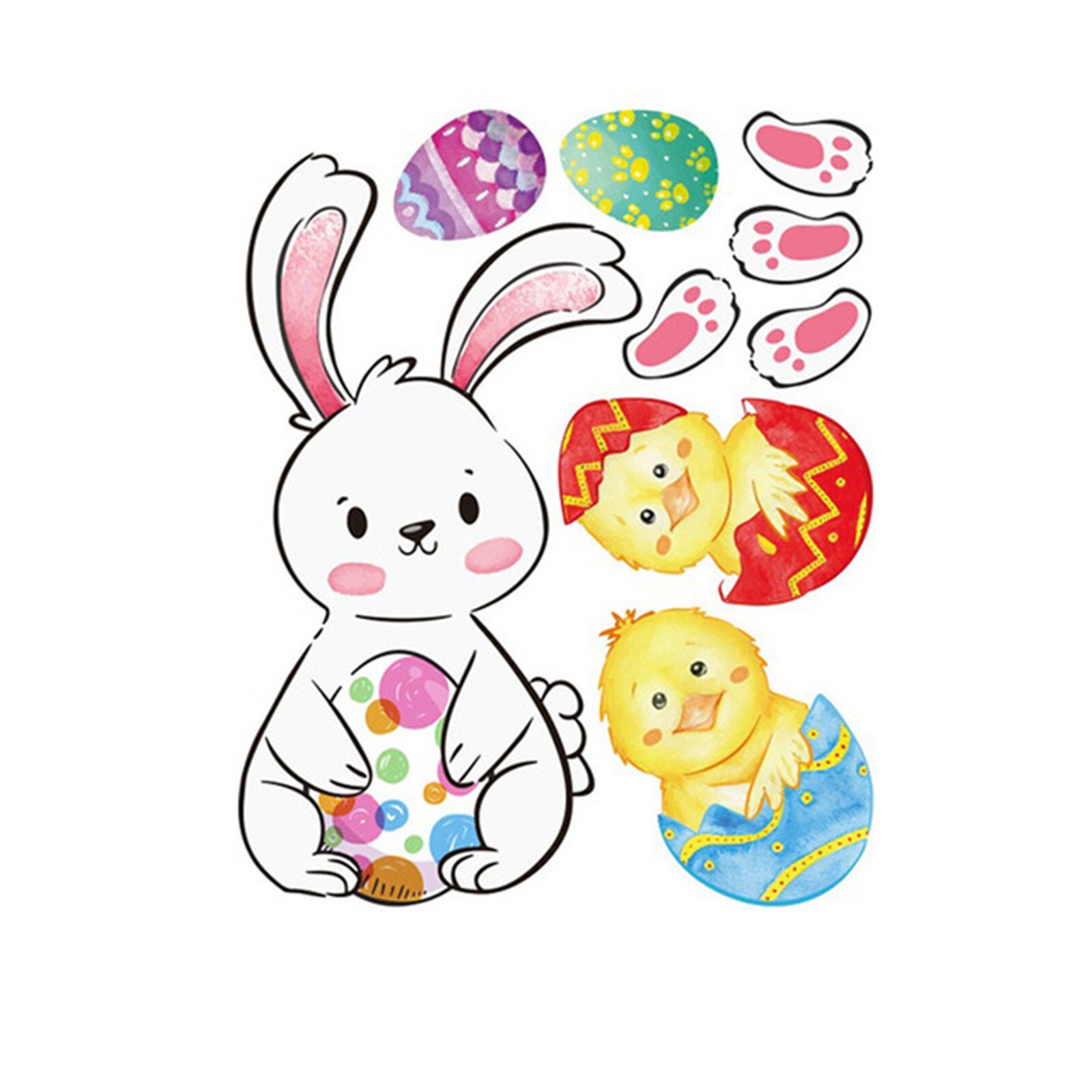 3D Wallpaper Easter Day Static Stickers Window Gla... – Grandado