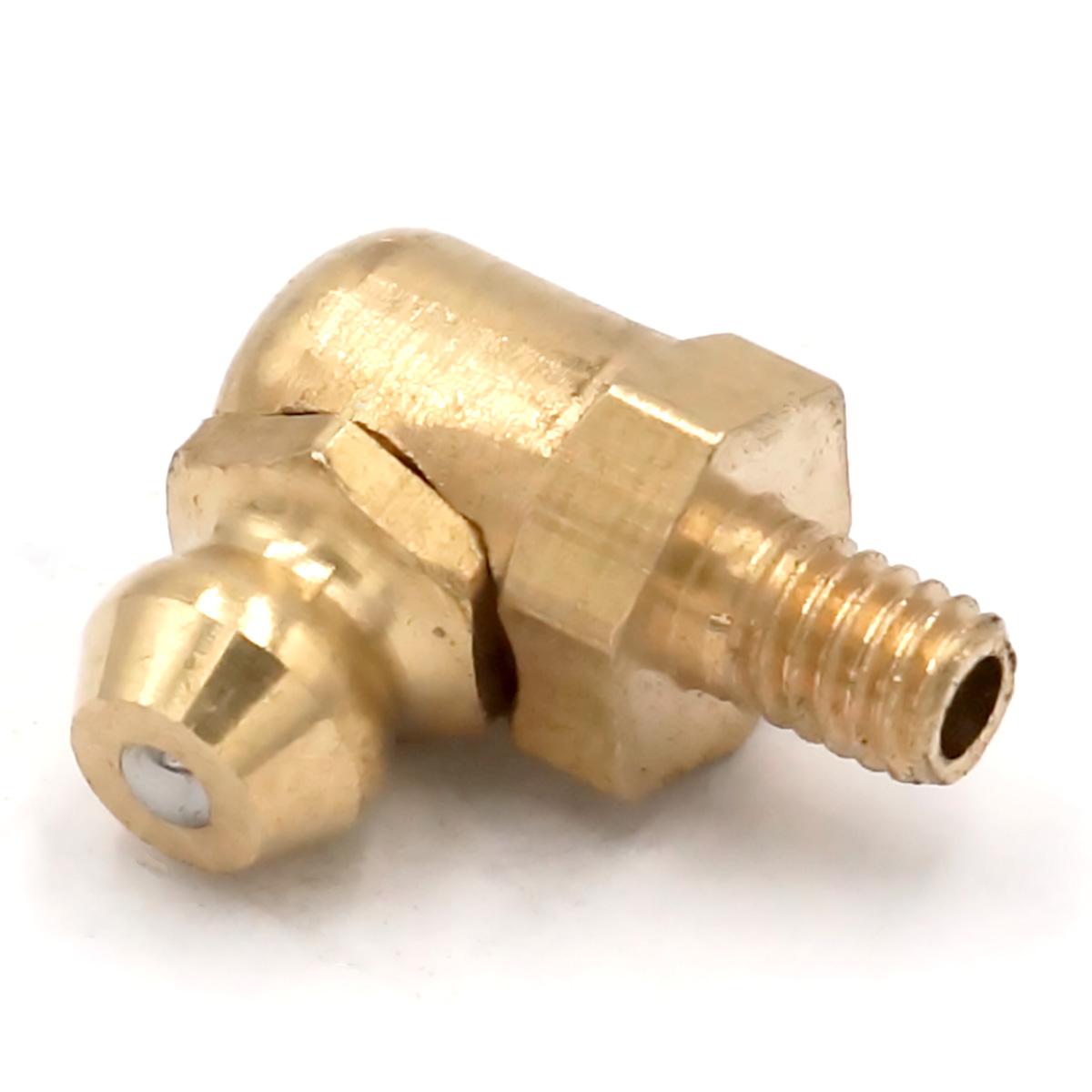 10pcs M4 Metric male 90 degrees Brass Grease Zerk ... – Grandado