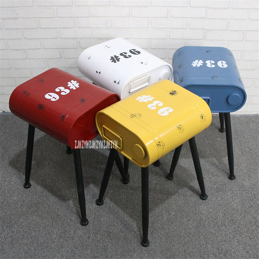 17XS010 Industrial Style Restaurant Bar Iron Stool... – Grandado