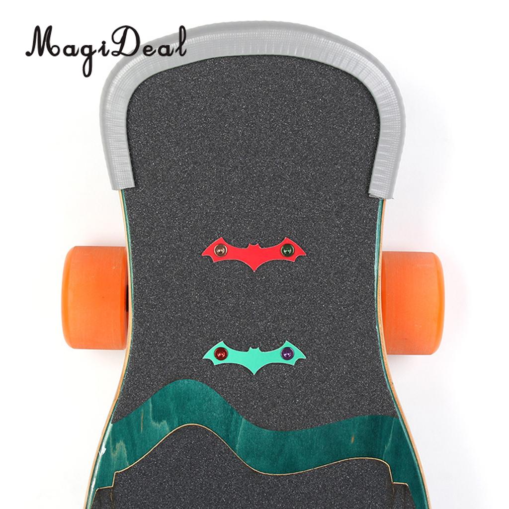 2pcs Rubber Skateboard Deck Protection Strip Nose ... – Vicedeal