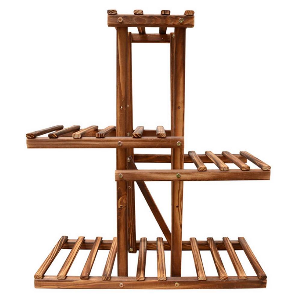 Multi-tiered Flower Plant Holder Stand Rack Wooden... – Grandado