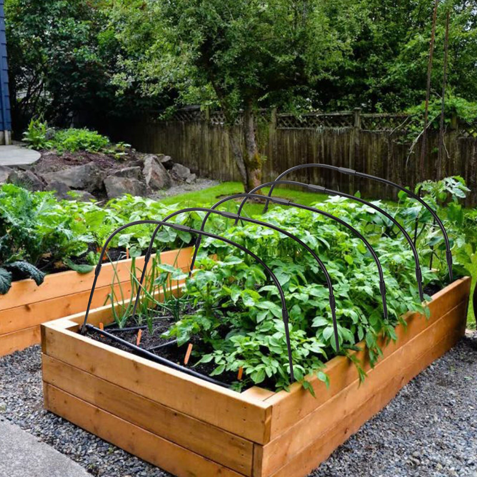 Cerceaux de serre pour jardin, 8 pièces, 8 tuyaux ... – Grandado