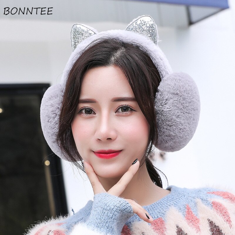 Orejeras de algodón para mujer, calentadores de or... – Grandado