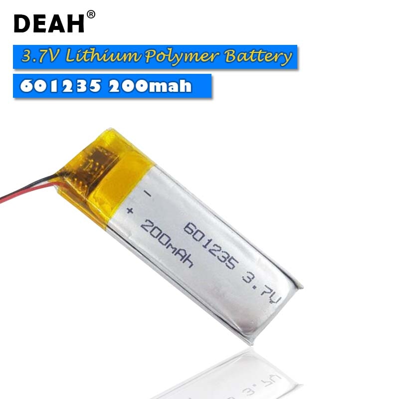 1/2/3PC 3.7V Lipo cells 601235 200mah Lithium Poly... – Grandado