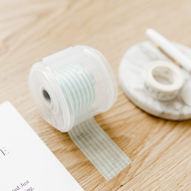 1pc Simple washi tape cutter office supplies trans... – Vicedeal