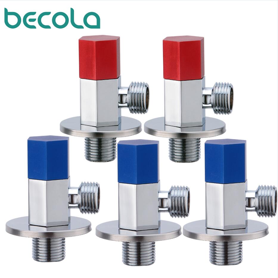 1/2"RED male x 1/2" BLUE male Brass Bathroom Cold ... – Grandado