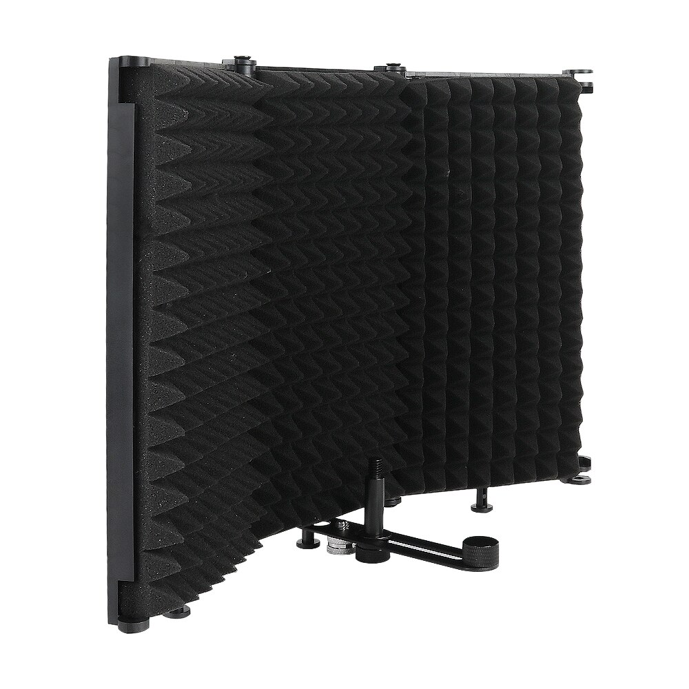 XTUGA 3 Pannels Microphone Isolation Shield Foldab... – Vicedeal
