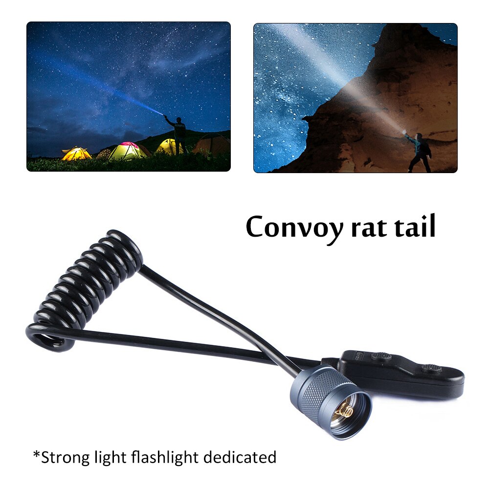 Convoy Muis Staart S2 + Sterk Licht Zaklamp Knop G... – Grandado