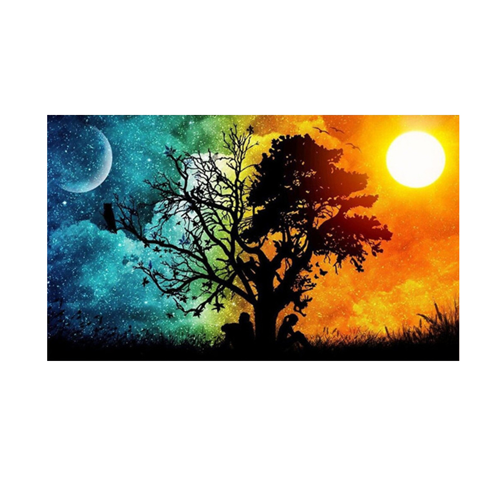 5D DIY Day And Night Diamond Embroidery Painting H... – Grandado