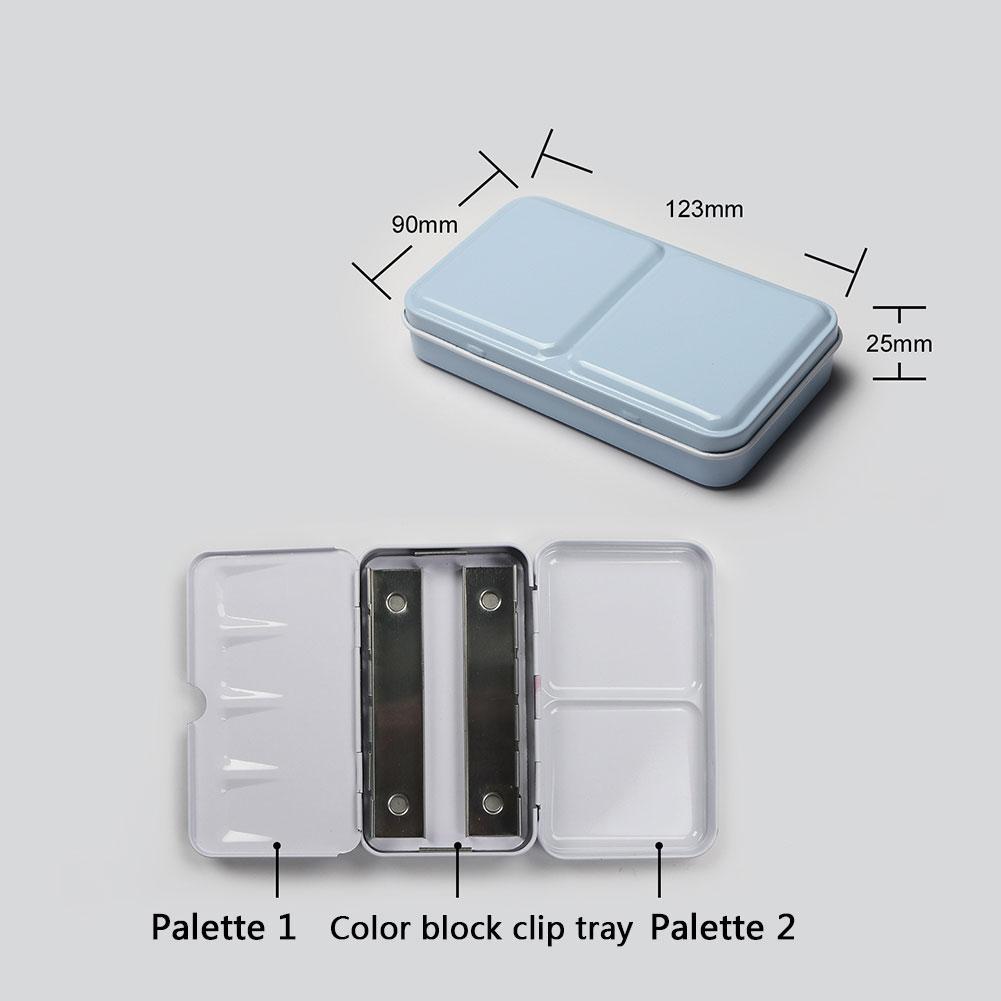 Empty Watercolor Paints Tins Box Palette Painting ... – Grandado