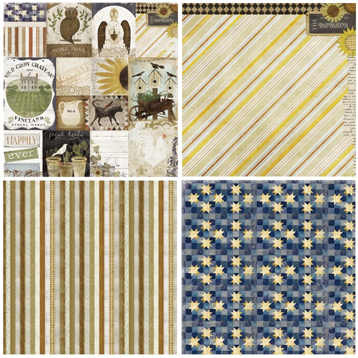 KSCRAFT 12pcs 6" Single-side Printed Celebrate pat... – Vicedeal