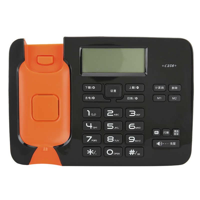 C256 Landline Home Office Wired Telephone LED Disp... – Grandado