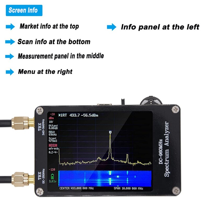 Spectrum Analyzer 100Khz To 960Mhz,Signal Generato... – Vicedeal