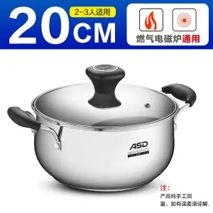 Stainless Steel Soup Pot Thickened Induction Cooke... – Grandado