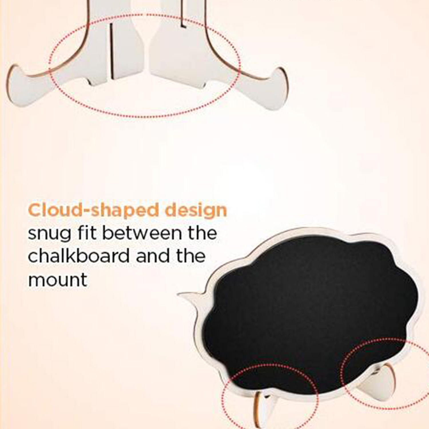 10PCS Mini Cloud-shape Blackboards Chalkboards Mes... – Vicedeal