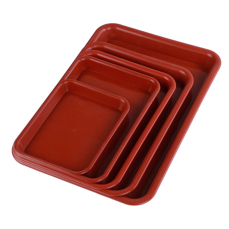 1pc S & M & L red Sand Balcony Flower Pots Tray Fo... – Grandado