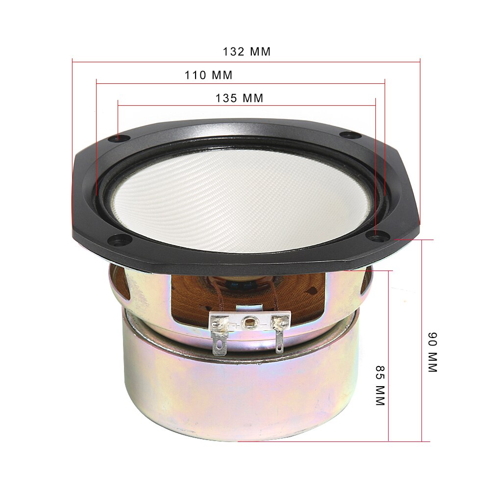 AIYIMA 1Pcs 5 Inch Midrange Bass Speaker Driver 4 ... – Vicedeal