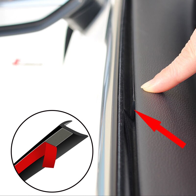 Auto Side Window Seal Strip Trim V Type Tochtstrip... – Grandado