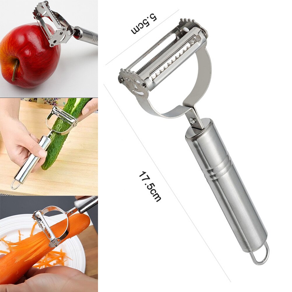 Stainless Steel Julienne Peeler Potato Cucumber Ca... – Grandado