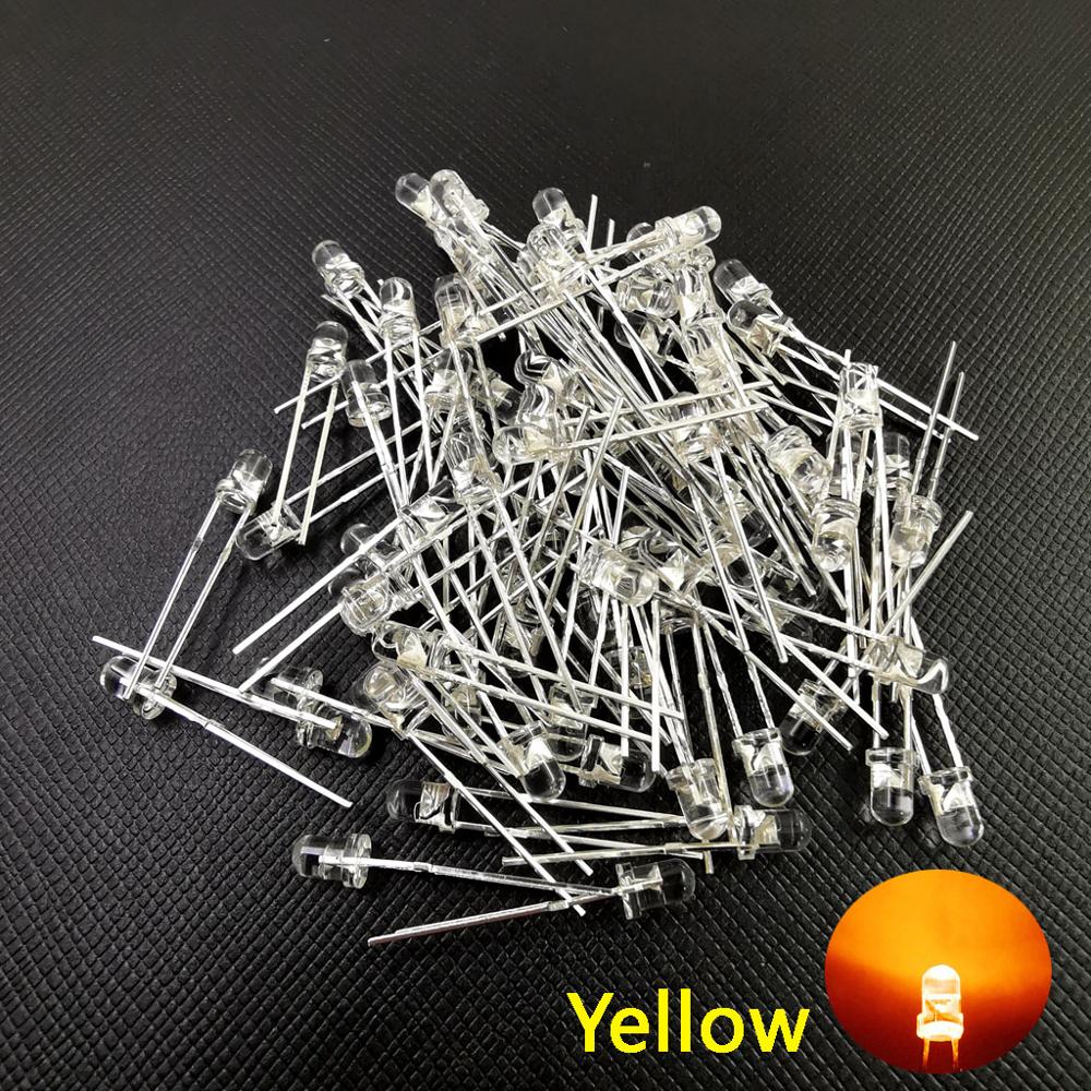 3mm LED-Diode 3mm Assorted Kit Weiß Grün Rot Blau ... – Vicedeal