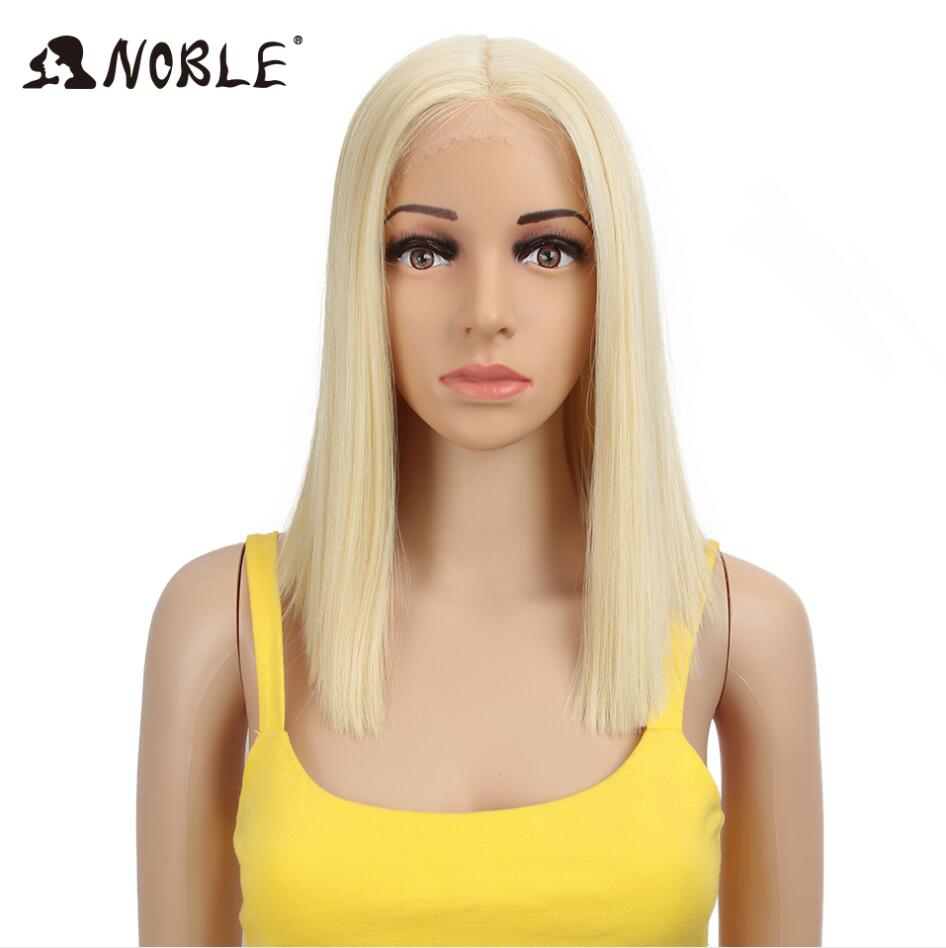 Noble Haar Synthetische Lace Front Pruik Steil Haa... – Vicedeal