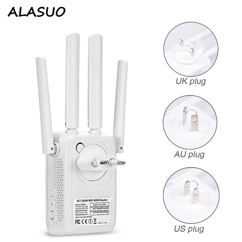 1200Mbps Wall Plug Router AC1200 Wireless Wi-Fi AP... – Grandado