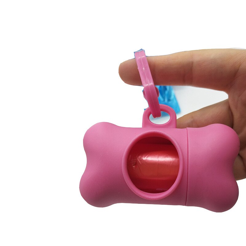 5 Pack Bone Shaped Pet Waste Disposal Dog Poop Bag... – Grandado