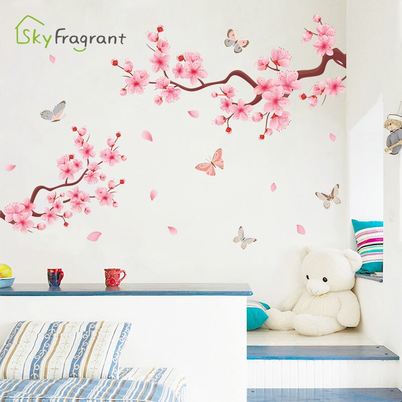 Wall Sticker Flower Branch Self-adhesive Stickers ... – Grandado