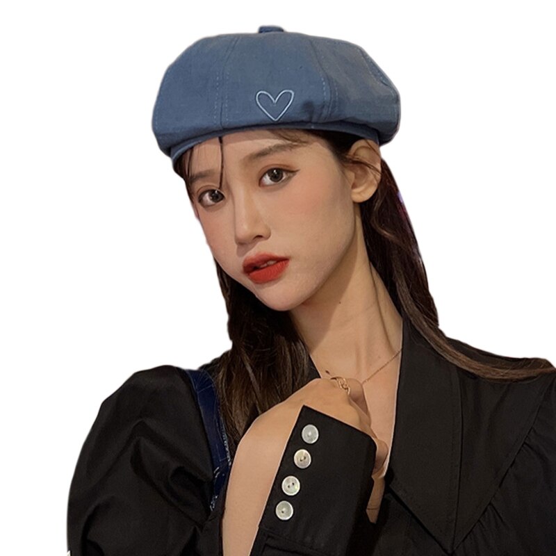 Beret Hat Women Cotton Beret British Girls Beret H... – Vicedeal