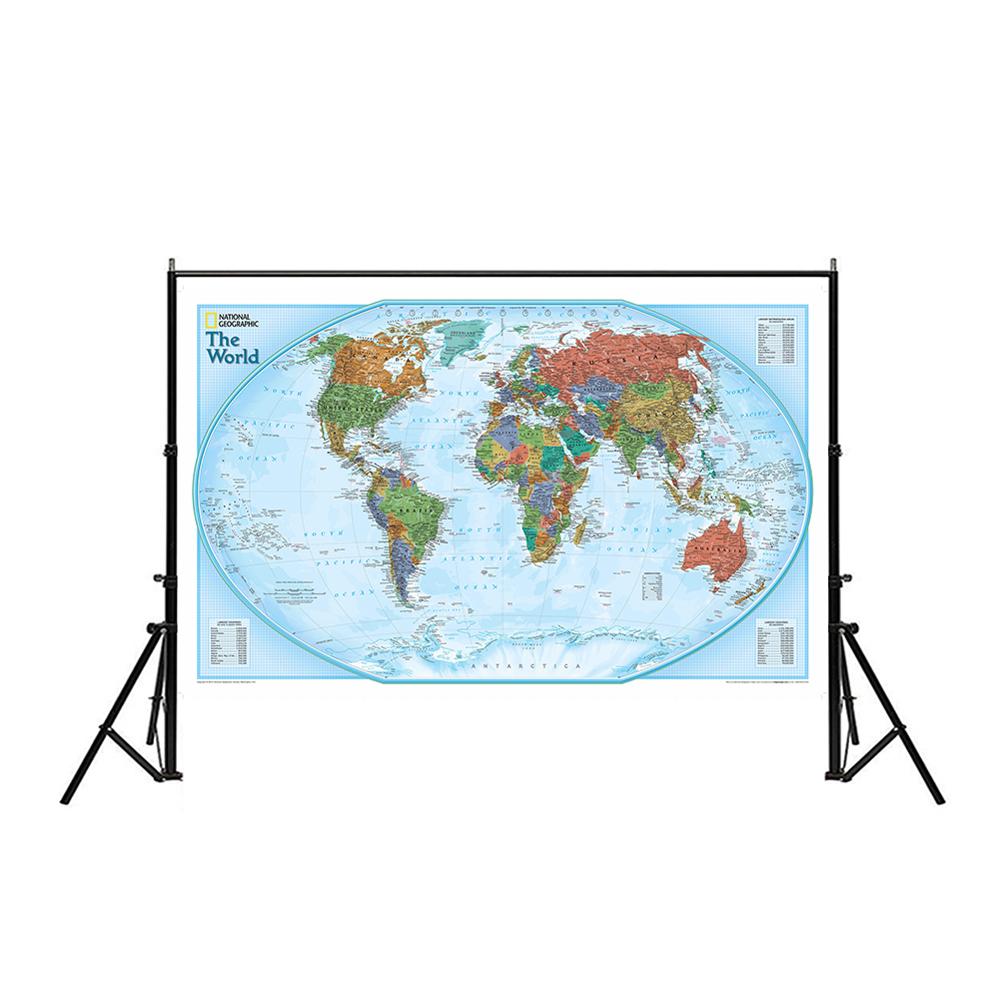 The World Map Non-woven Waterproof Map Without Nat... – Grandado