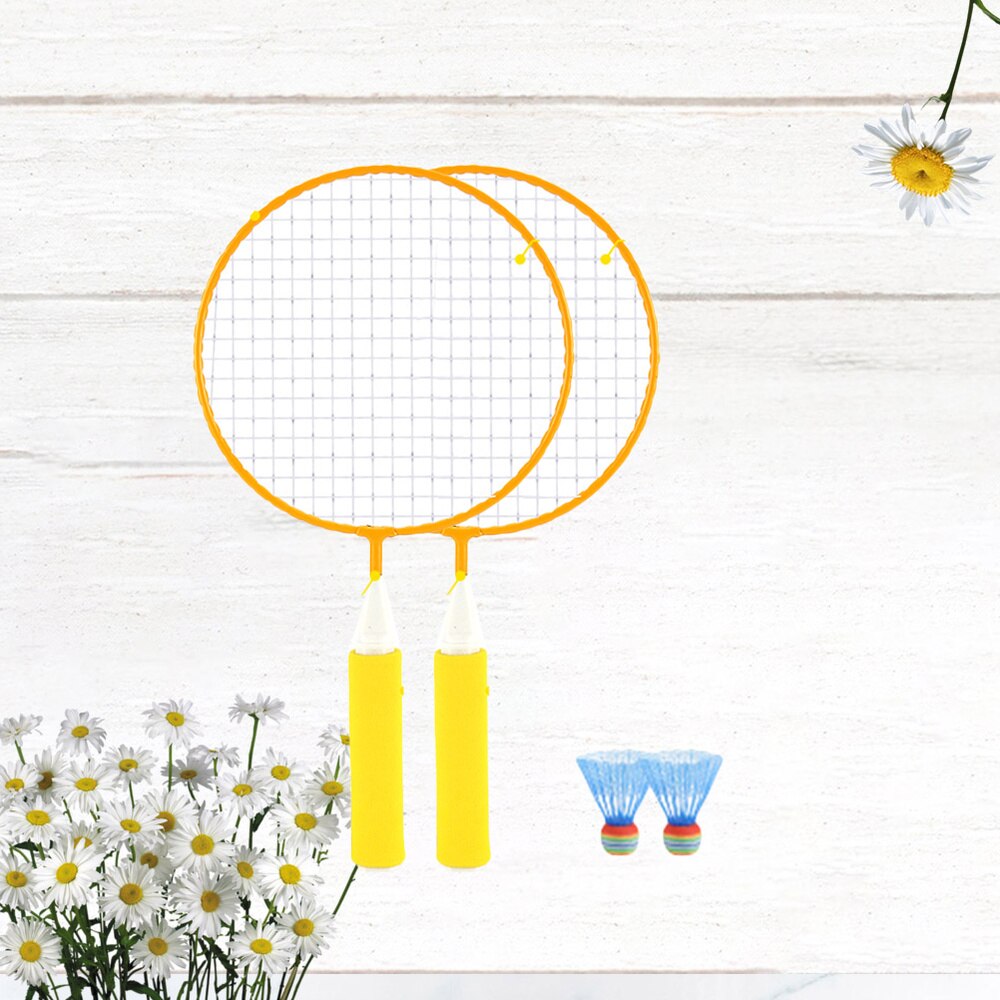 1 Set Colored Badminton Racket Beginner Training O... – Grandado