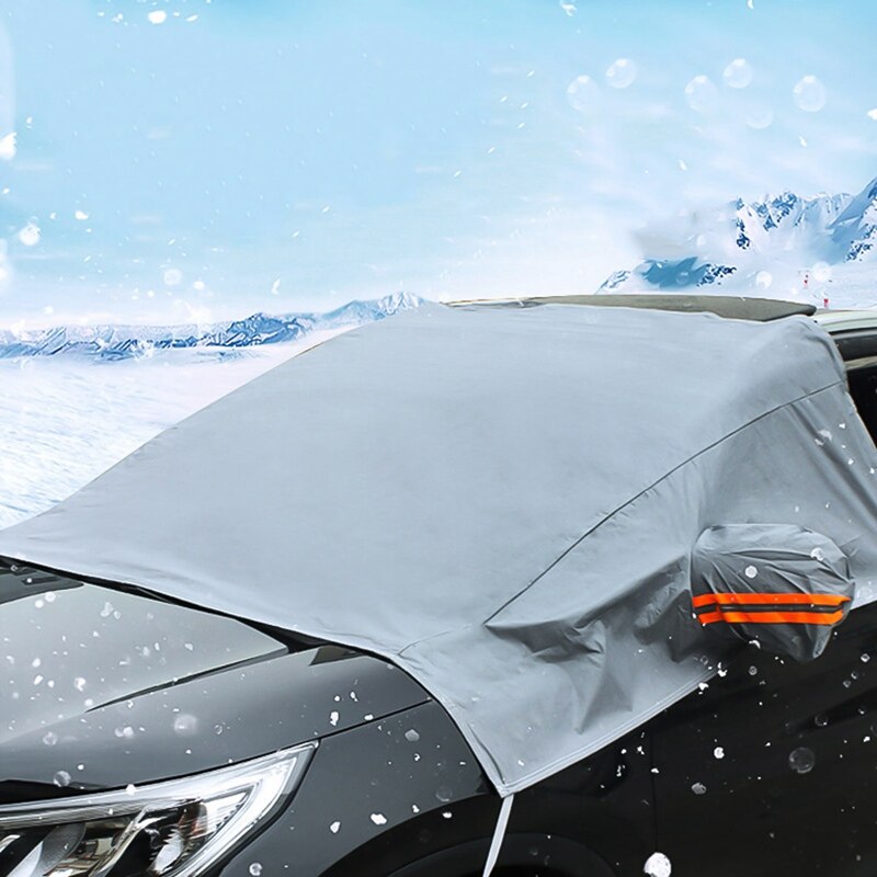 Universal Car Front Windscreen Half Cover Heat Sun... – Grandado