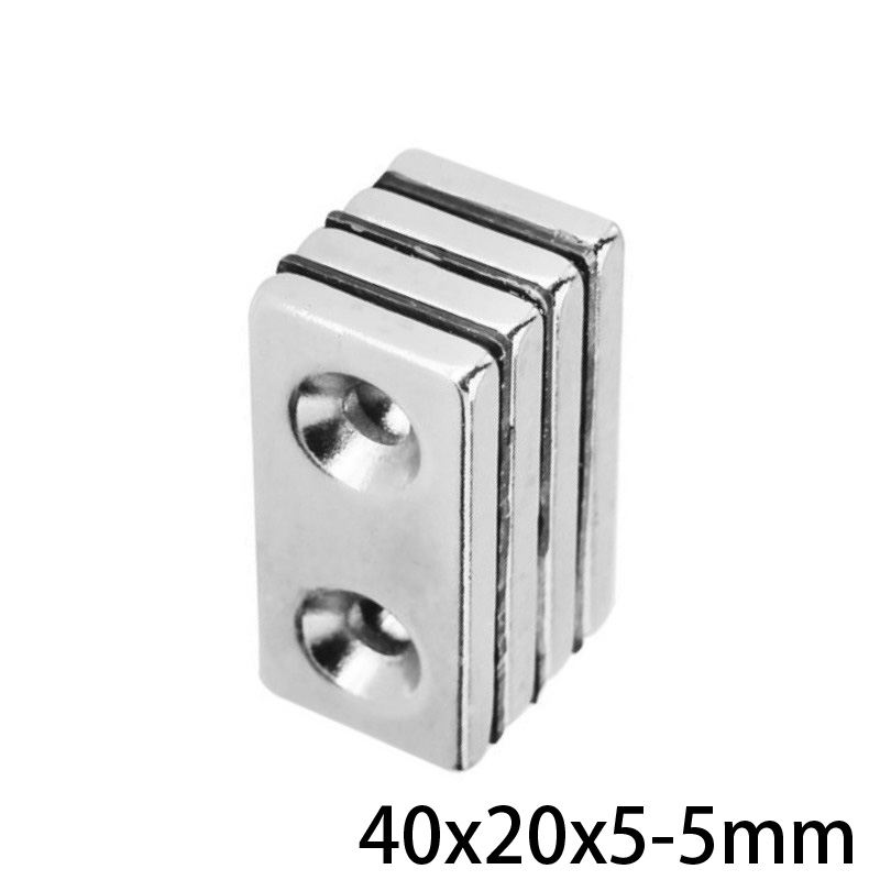 1 ~ 30 stk. 40 x 20 x 5-5 sterk kvadrat neodymium ... – Grandado