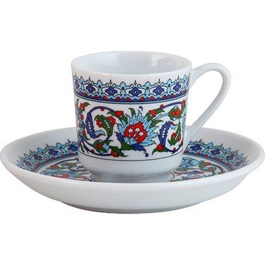 Porcelain Greek Coffee cup Cup Pad Turkish coffee ... – Grandado