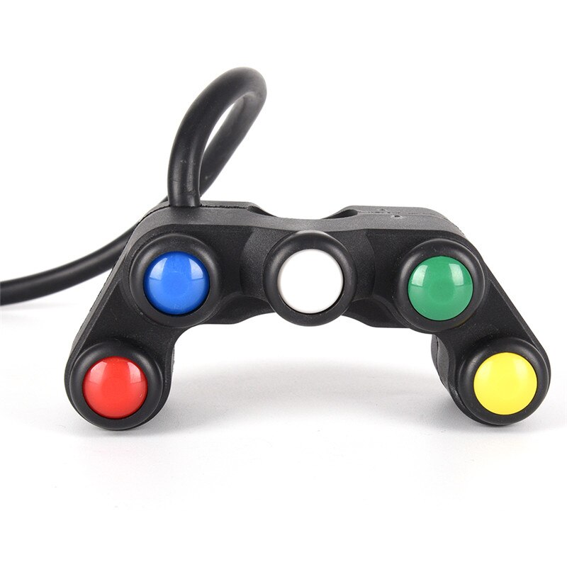 Waterdicht 5 Knop Motorfiets Switch Knop 7/8 "Stuu... – Grandado