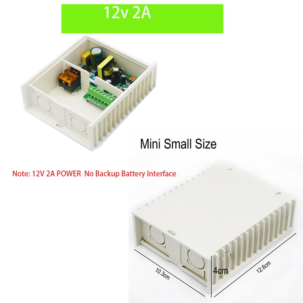 Mini DC12V 2A Switch Access Control Power Supply T... – Grandado